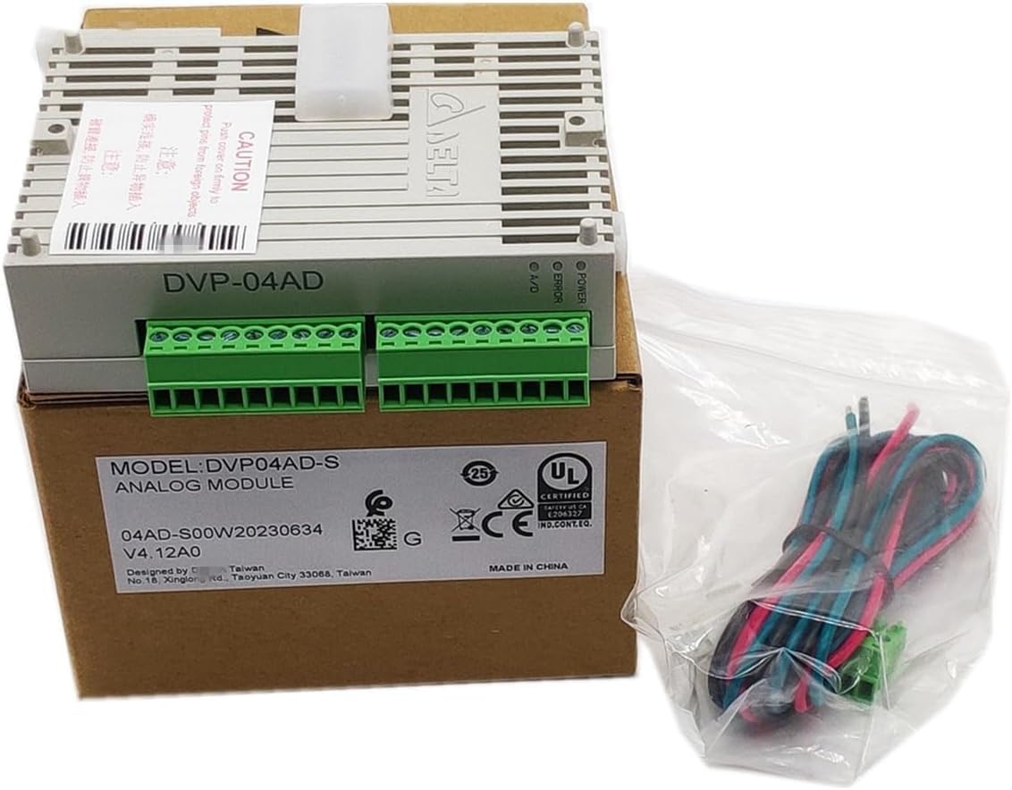 DVP04AD-S PLC Expansion Module Analog Input, 4 Points: Amazon.com: Industrial & Scientific