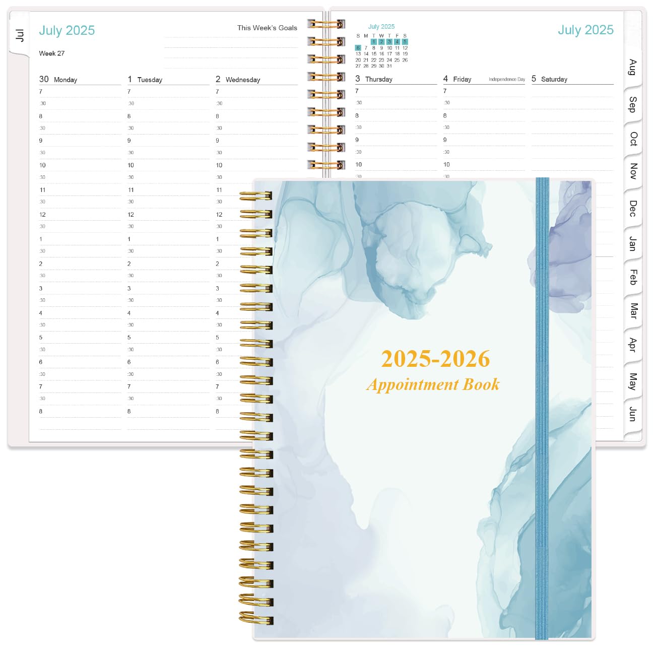 Snapklik.com : 2025-2026 Appointment Book & Planner - Hourly Planner ...