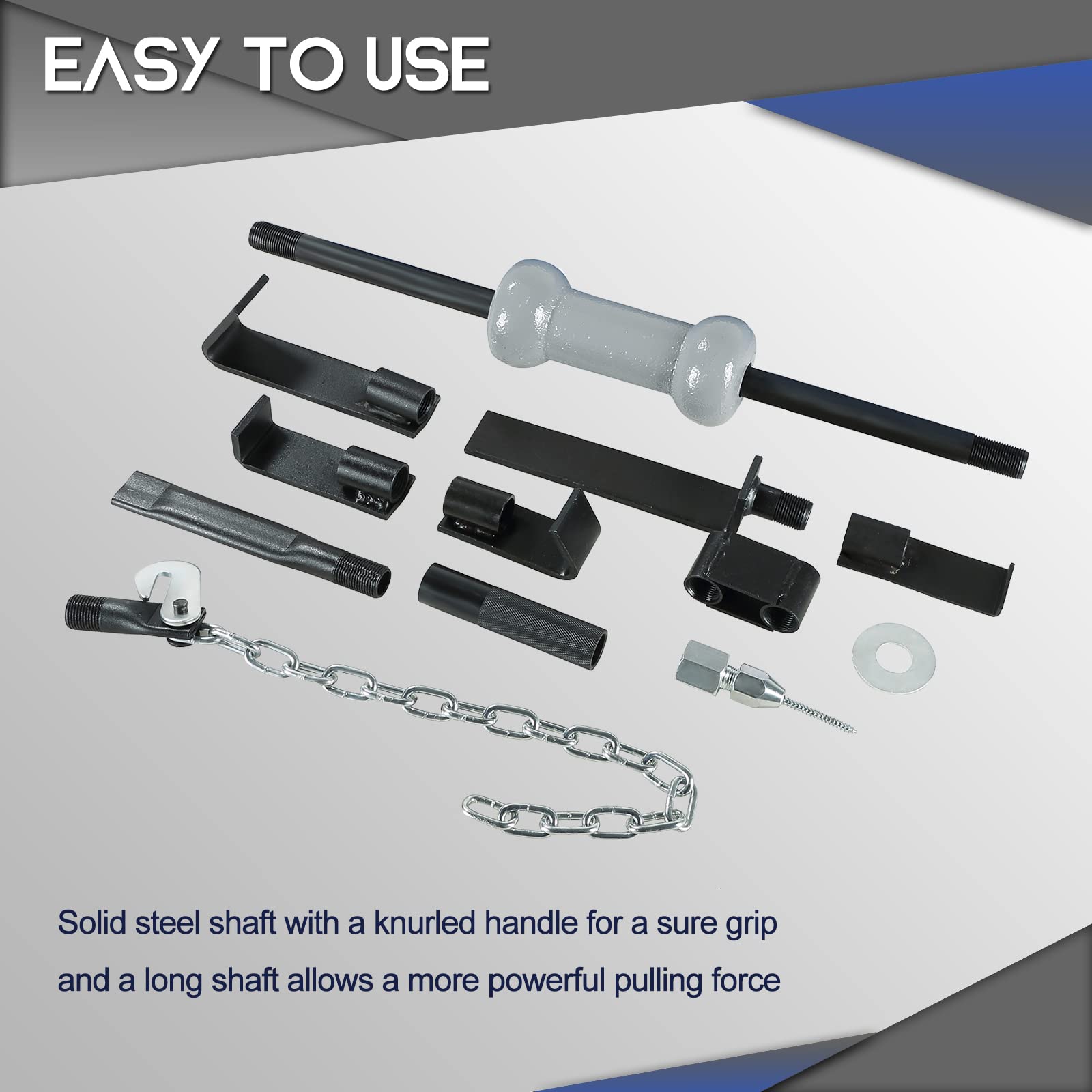Snapklik.com : 13pcs Slide Hammer Dent Puller Set Heavy Duty Dent ...