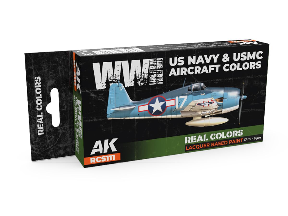 Amazon.com: AK Interactive AK Real Colors Set RCS111 WWII US Navy ...