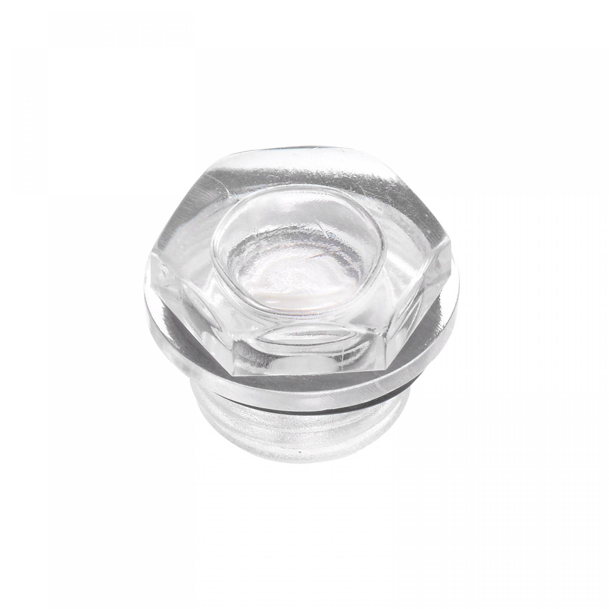 Buy uxcell Air Compressor Oil Level Gauge Glass M16x1.5mm Male Threaded ...