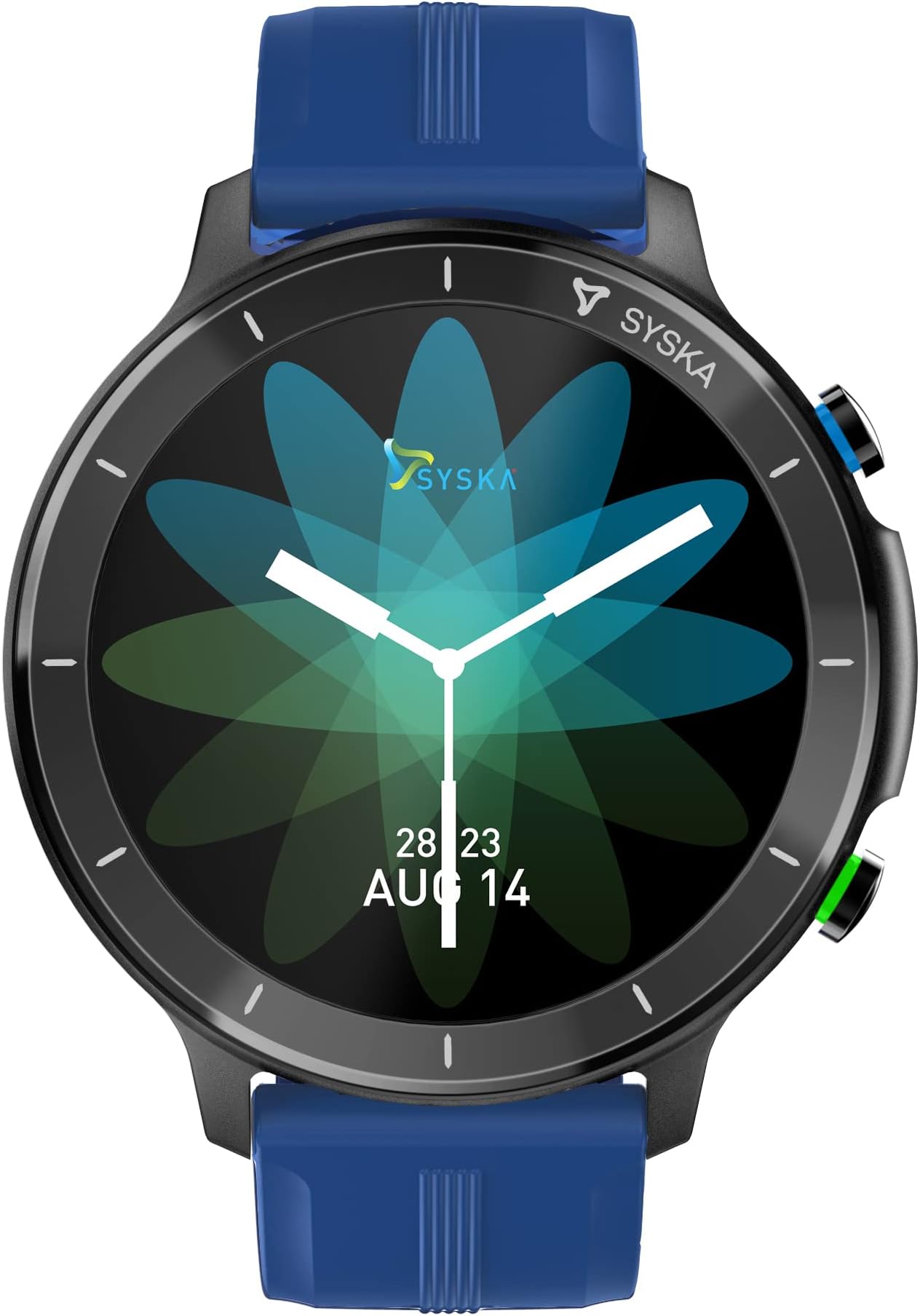 SYSKA Stellar, 1.28'' Display, Multiple Watch Faces, Accelerometer, HR ...