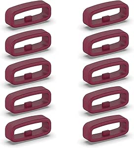 Amazon.com: TONKBEEY 10pcs Silicone Fastener Ring 18mm / 20mm / 22mm ...