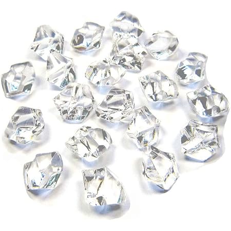 Amazon.com: UPlama 600PCS Fake Crushed Ice Rocks, Acrylic Diamond ...
