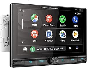 Amazon.com: Power Acoustik CPAA-70D10F Estéreo para automóvil – Apple CarPlay y Android Auto ...