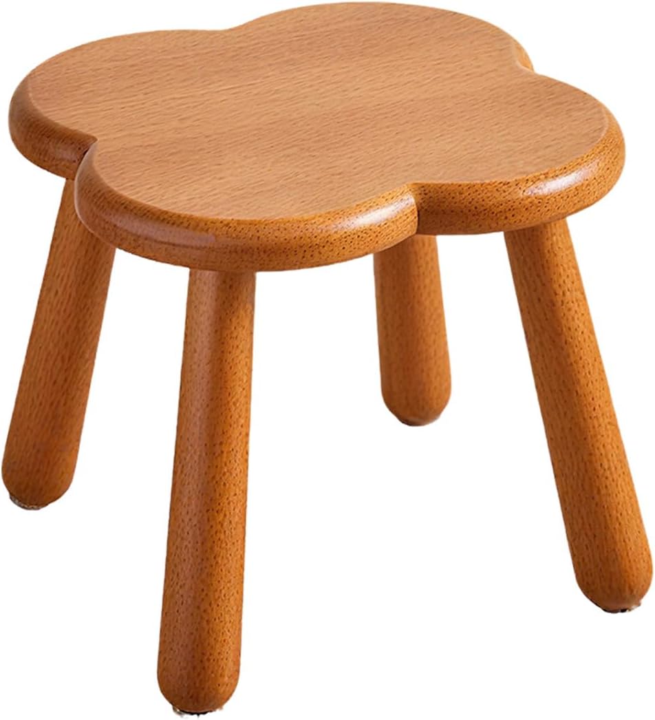 Amazon.com: Cute Wooden Flower Stool for Kids,9.4x9.4 Inches, Plant ...