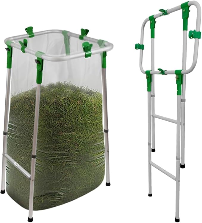 Amazon.com: Adjustable Trash Bag Holder, for 33-55 Gallon Plastic ...