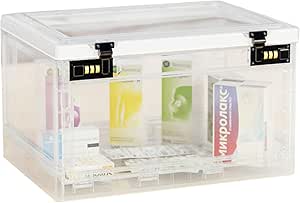 Amazon.com: demak Clear Lockable Storage Box, Storage Box With Password ...