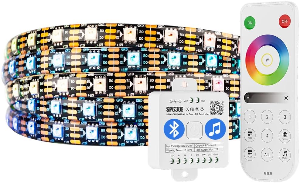 Amazon.com: BTF-LIGHTING WS2815(Upgraded WS2812B) IC RGB 16.4ft 60 ...