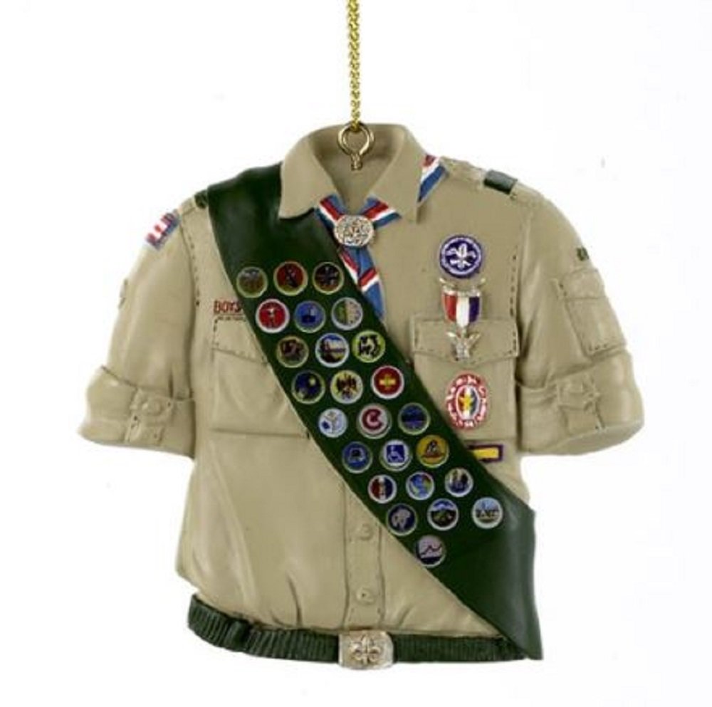 Kurt Adler BS2145 - Camisa de niño Scouts of America con Adorno de ...
