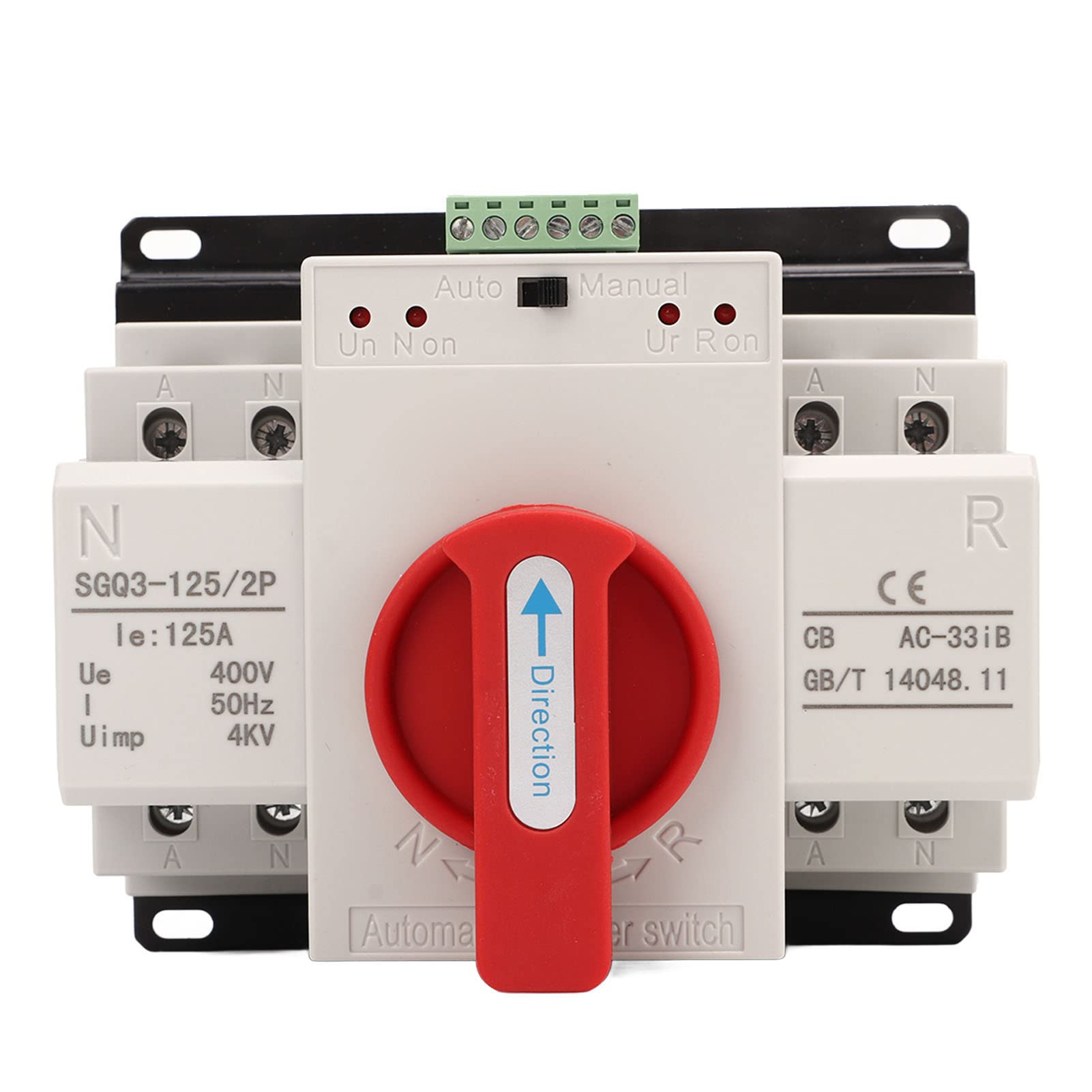 Buy BROLEO400V 2P 125A Dual Power Automatic Transfer Switch, Generator ...