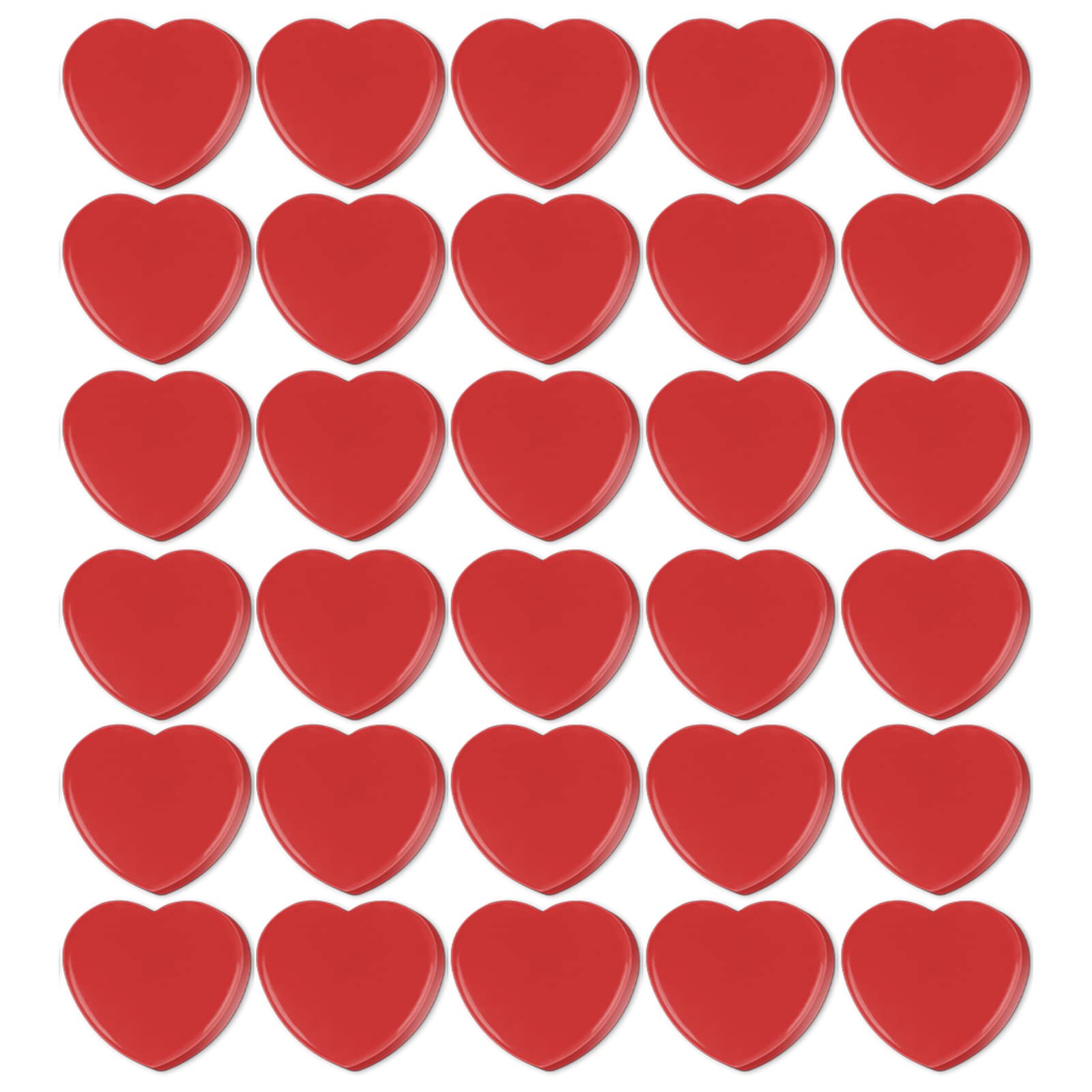 Amazon.com: Qualsen Fridge Magnet 30 Pack, Heart Shape Magnets Cute ...