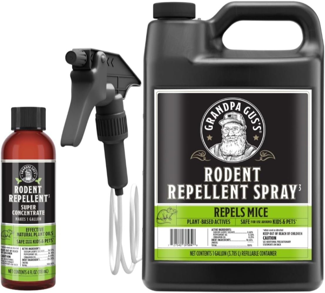 Amazon.com: Grandpa Gus's Rodent Repellent Bundle: 1 Gallon Ready-to ...