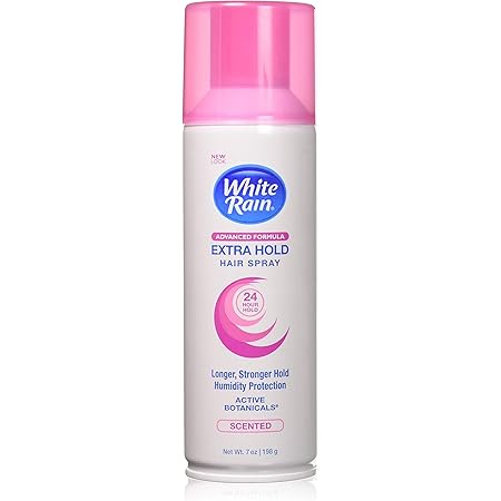 Amazon.com : White Rain Aerosol Hairspray Unscented, Extra Hold 7 Oz, 3 ...