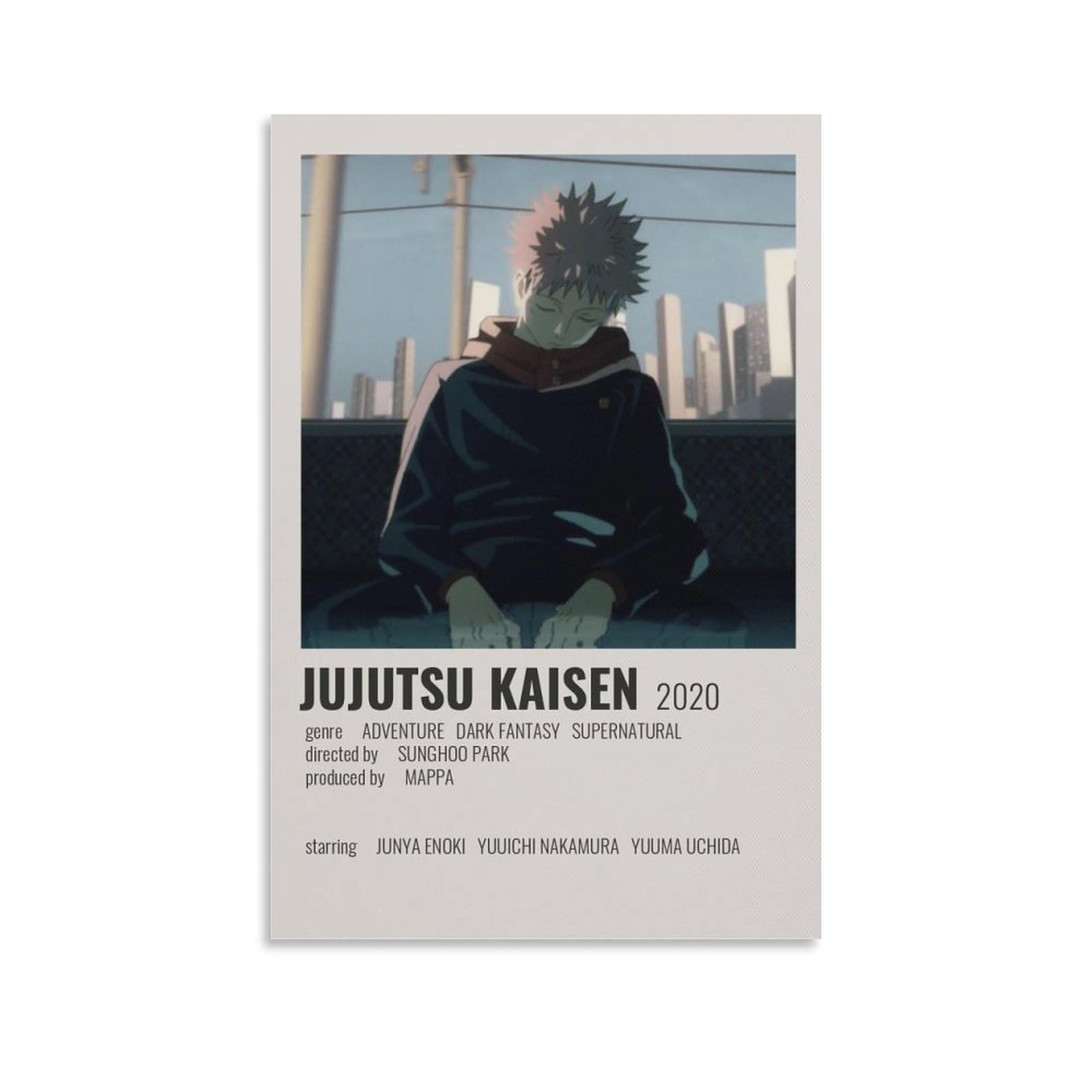Amazon.com: AVANEZ Jujutsu Kaisen Anime Poster Wall Art Canvas Print ...