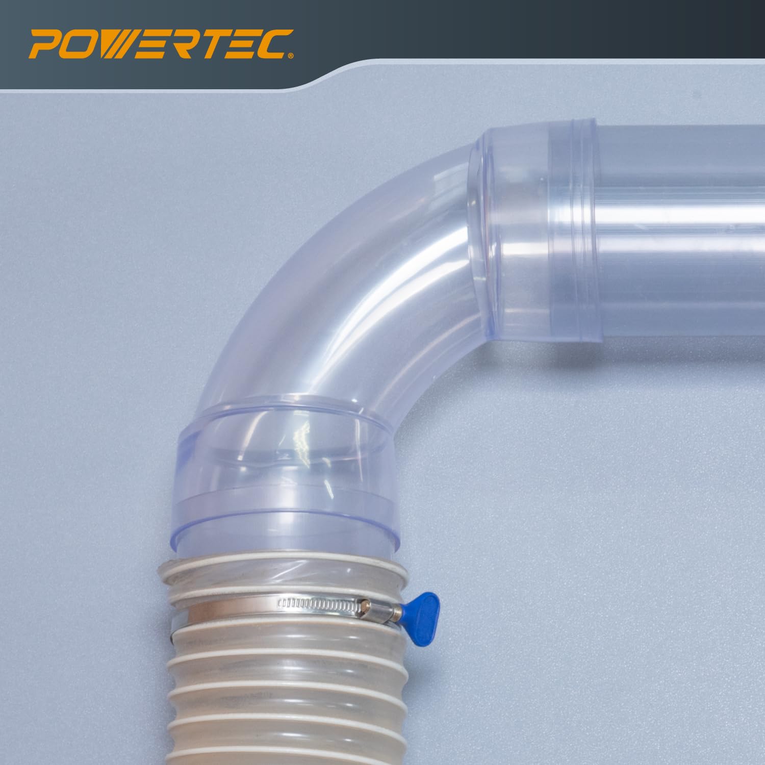 Snapklik.com : POWERTEC 70309 4 Inch ID 90 Degree Elbow For 4" OD Dust ...
