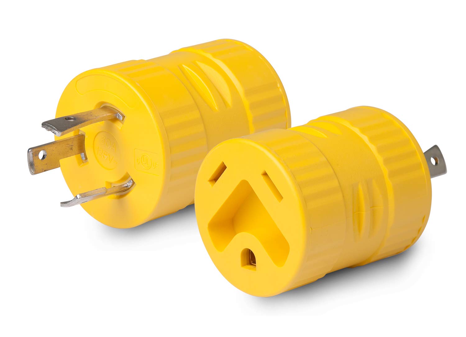 Marinco125A Generator Adapter, 30A/125V Connector and 30A/125V Locking ...