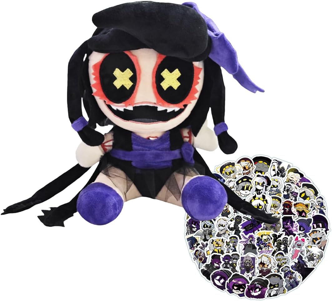 BUUQSGKV Murder Plush Drone Plush Toys, mismas Notas Pegatinas Impermeables 100 Piezas, Peluches ...