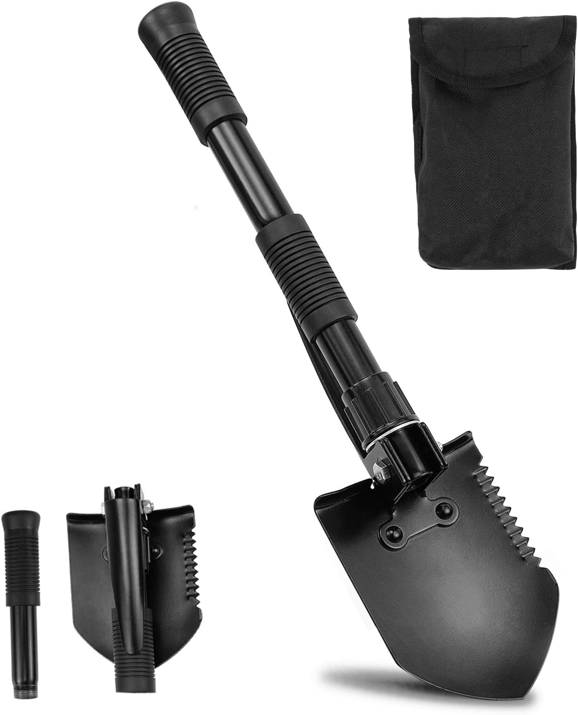 Amazon.com : Military Foldable Shovel and Pickax, Portable Entrenching ...