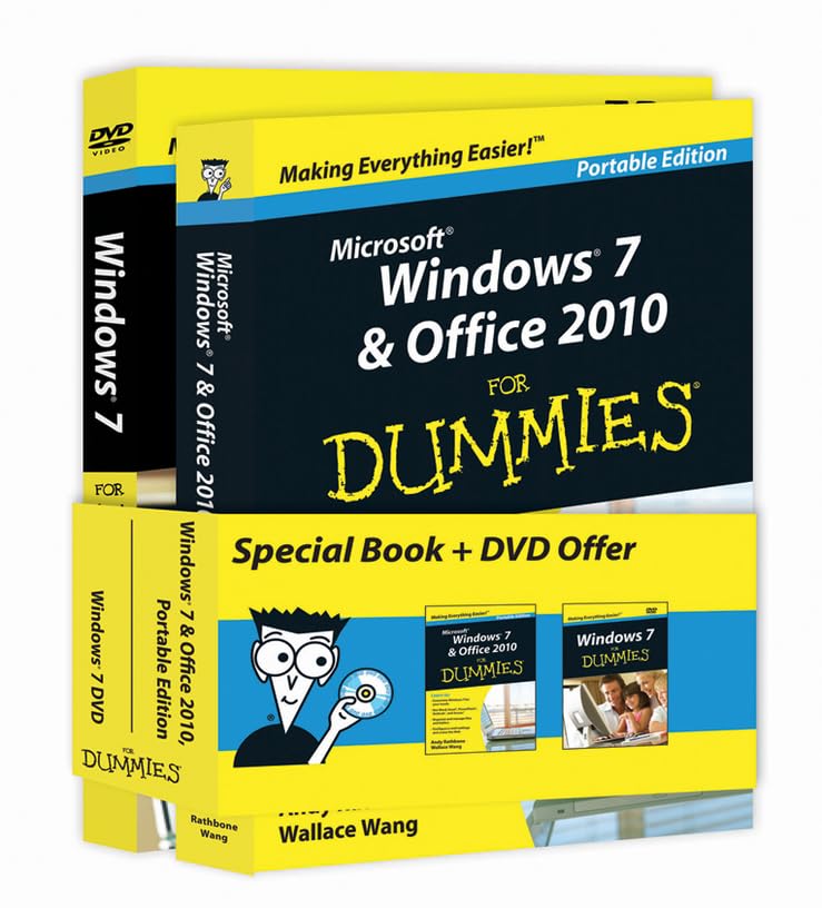 Windows 7 & Office 2010 For Dummies - Portable Edition + Windows 7 For ...