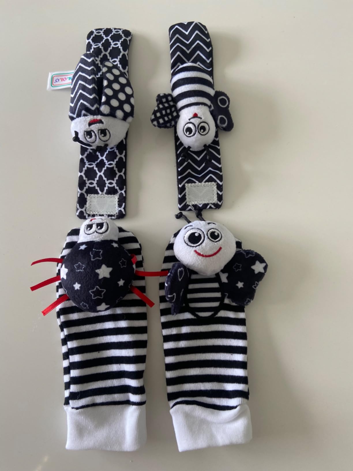 Baby Toys 0-6 Months, Foot Finders & Wrist Rattles for Infants Toys ...