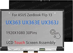 Amazon.com: WARWOLFTEAM Replacement for ASUS ZenBook Flip 13 UX363 UX363E UX363EA UX363J UX363JA ...
