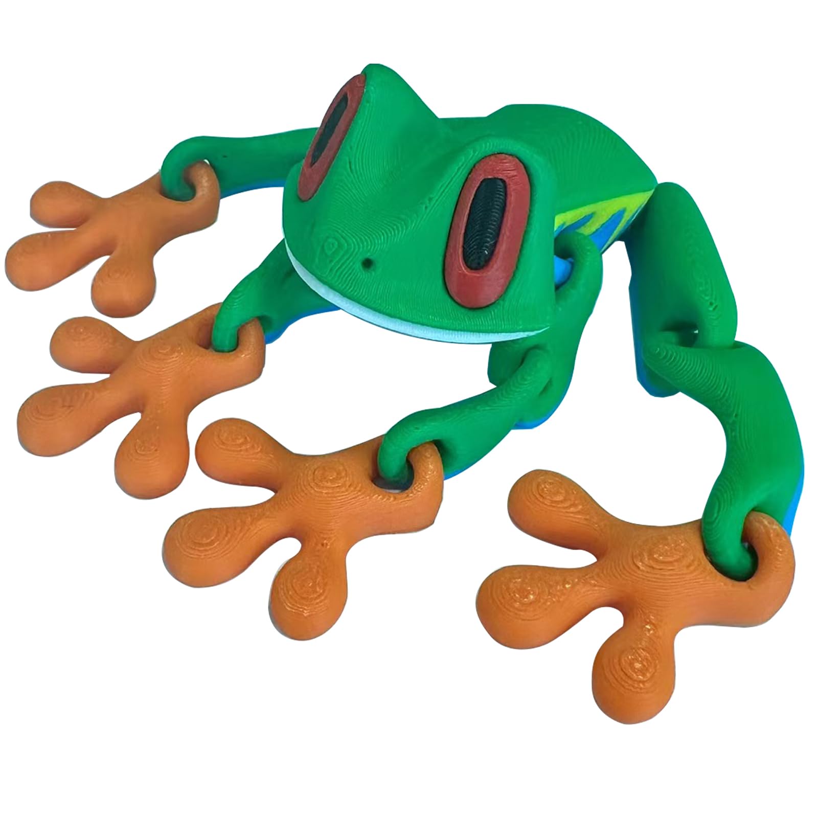 Amazon.com: 3D Printed Frogs, 3D Printed Fake Frog Statues, Articulated ...