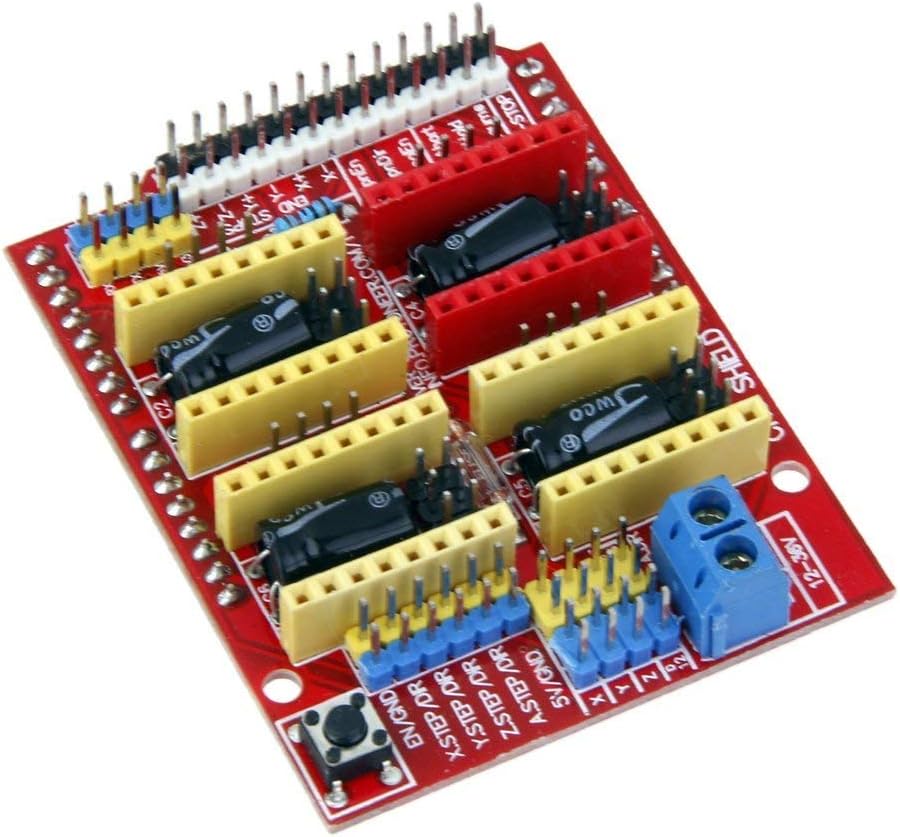 Besomi Electronics CNC Shield V3 for Arduino, A4988 Stepper Motor ...