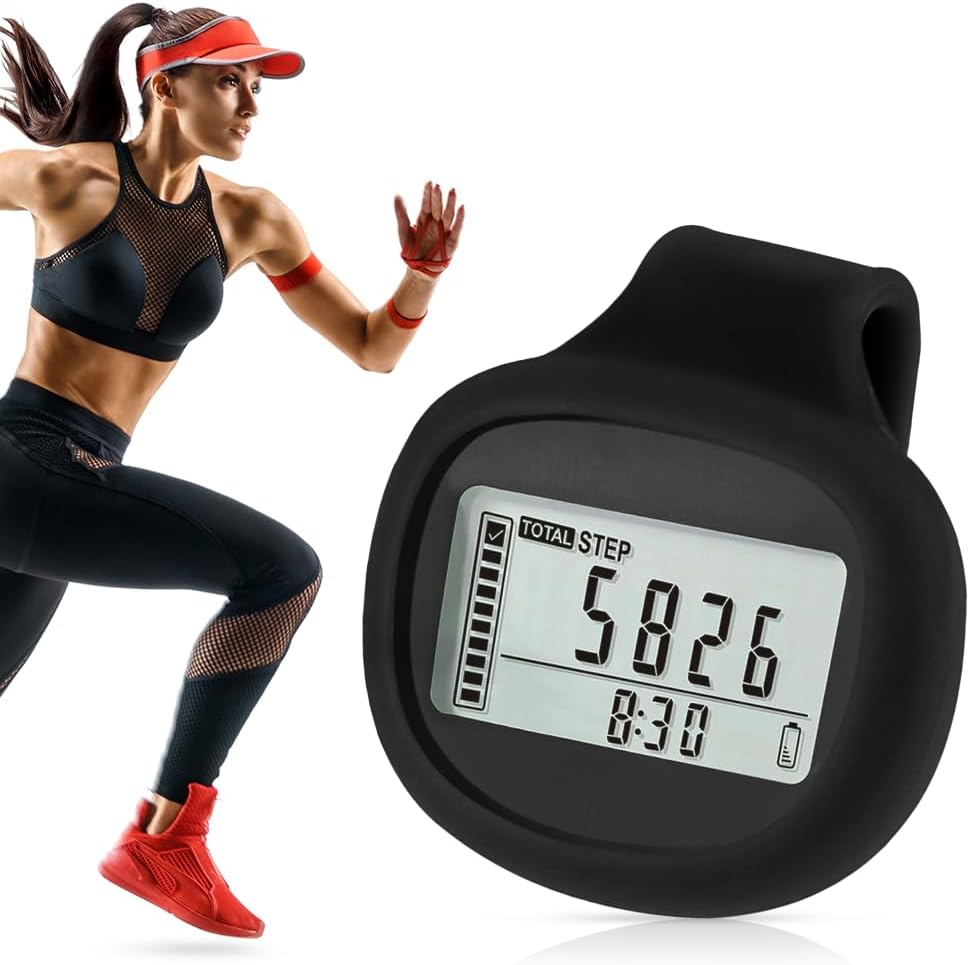 NICEWAT Podomètre 3D pour la Marche, Podomètre de Marche 3D avec Clip ...