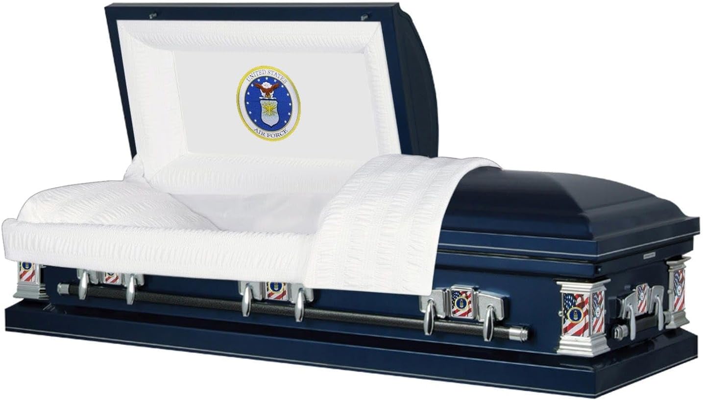 Amazon.com: Titan Casket, Veteran Premier Steel Air Force Casket with ...
