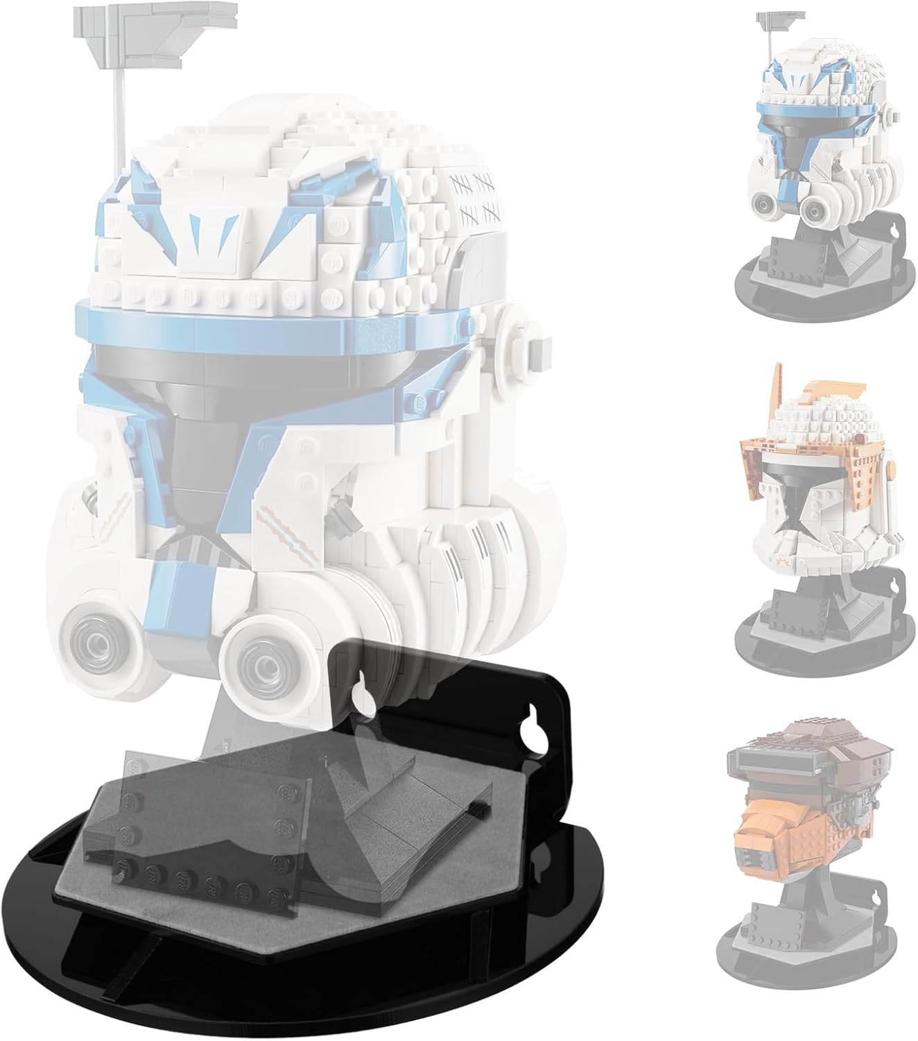 Amazon.com: Beautyflier Acrylic Display Shelf for Lego Star Wars Helmet ...