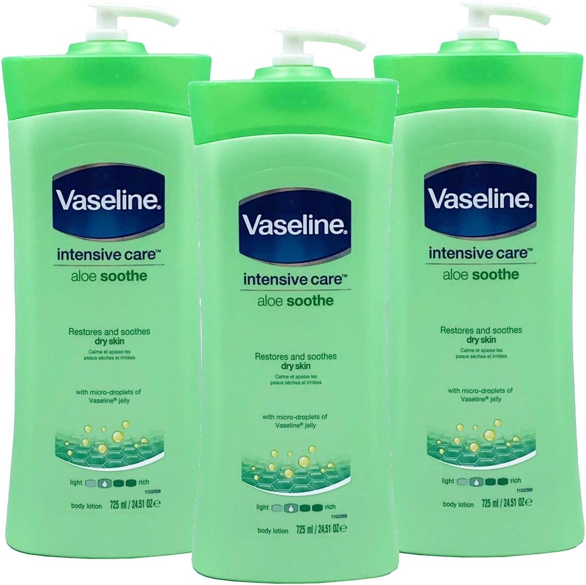 Amazon.com : Vaseline Intensive Care Aloe Soothe Lotion 20.3 Oz (pack ...