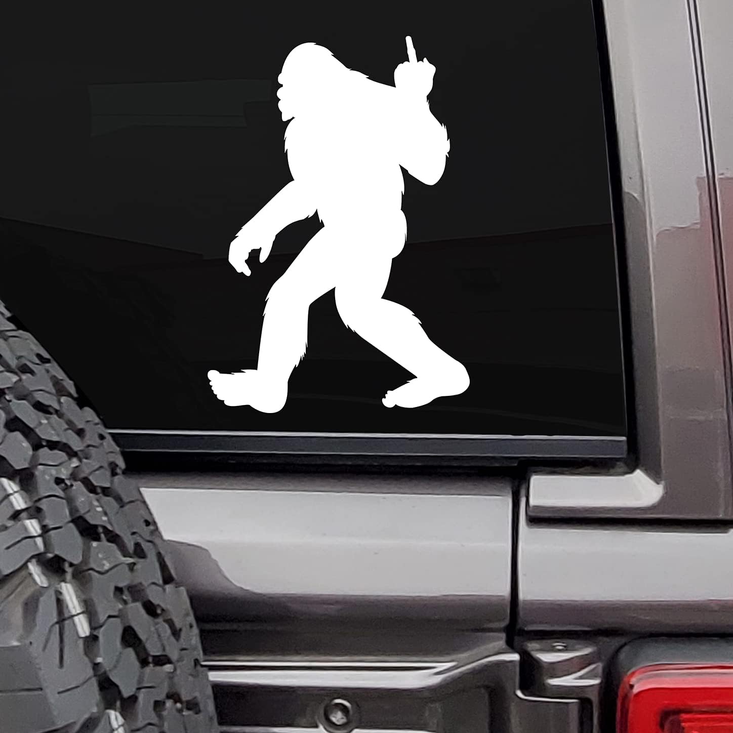 Amazon.com: MAZ DISTRIBUTIONS – Bigfoot Middle Finger Sticker – Vinyl ...