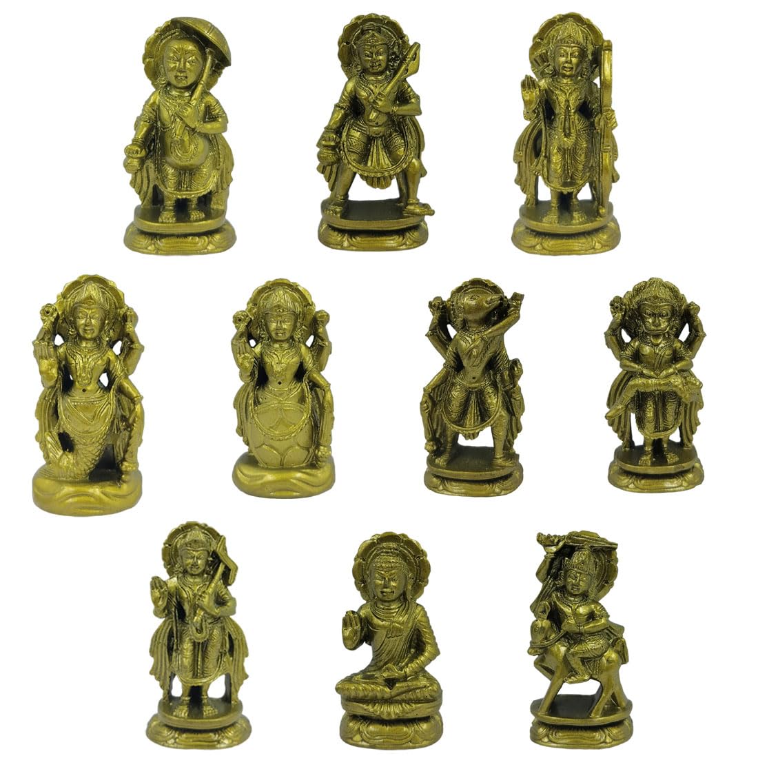 Genericodishabazaar Polystone Dashavatara Ten Incarnations Avatars Of ...