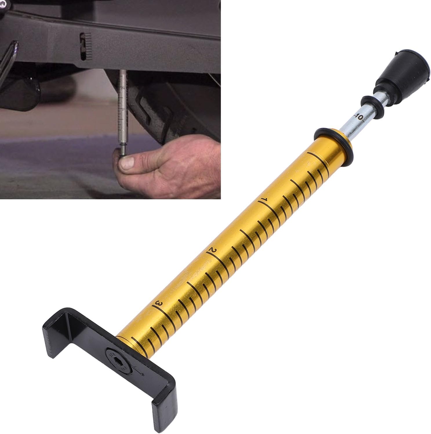 Amazon.com: Belt Tension Gauge, 10 Lb Specification Metal Universal ...