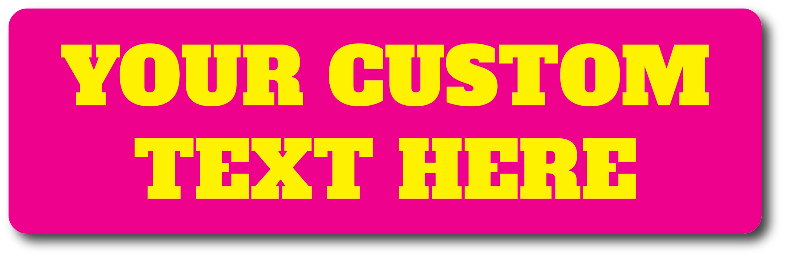 Amazon.com - Custom Bumper Sticker | Customizable Bumper Sticker ...