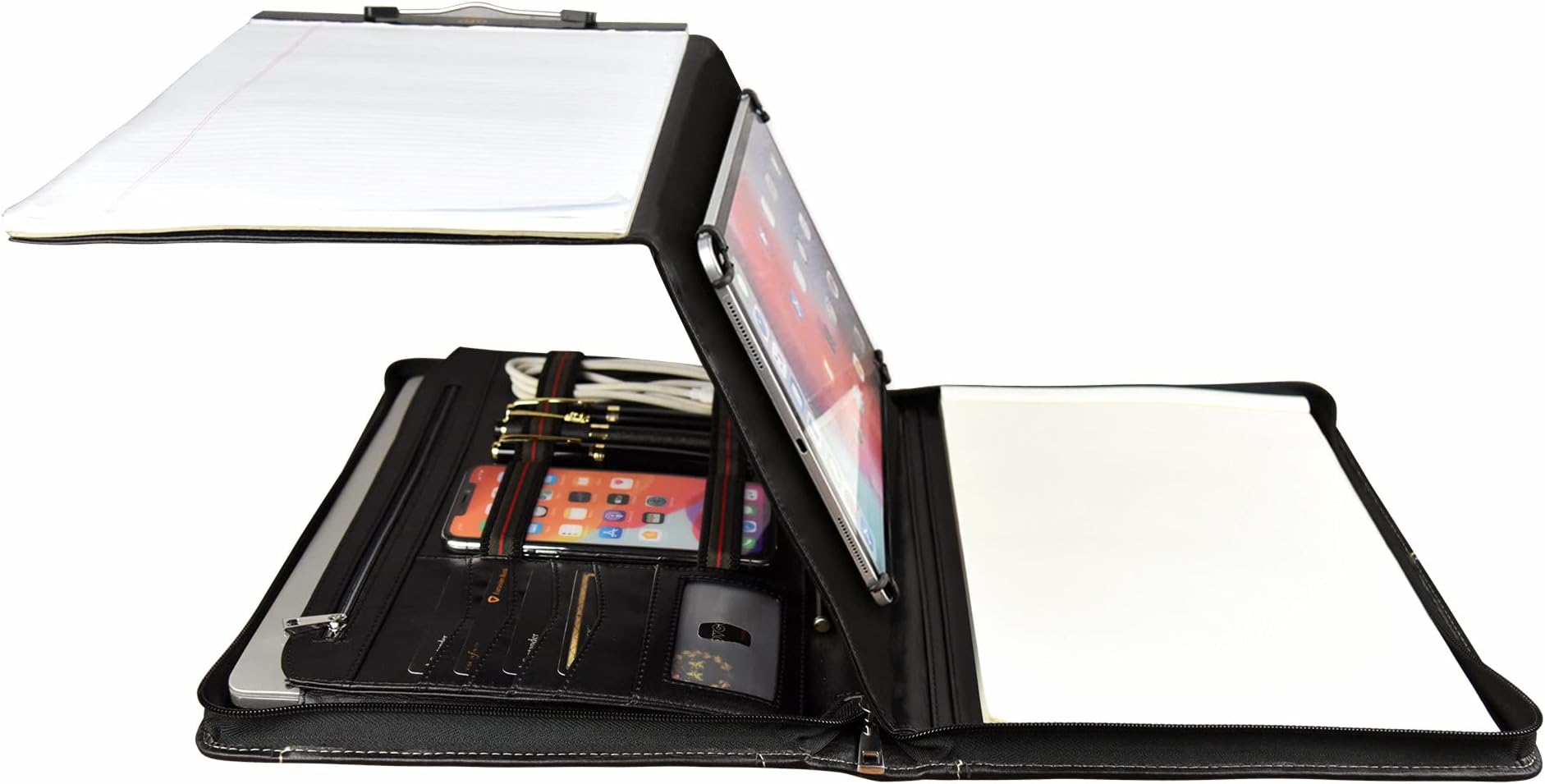 Amazon.com : PHARRI Portfolio Organizer, Zippered Portfolio Organizer ...