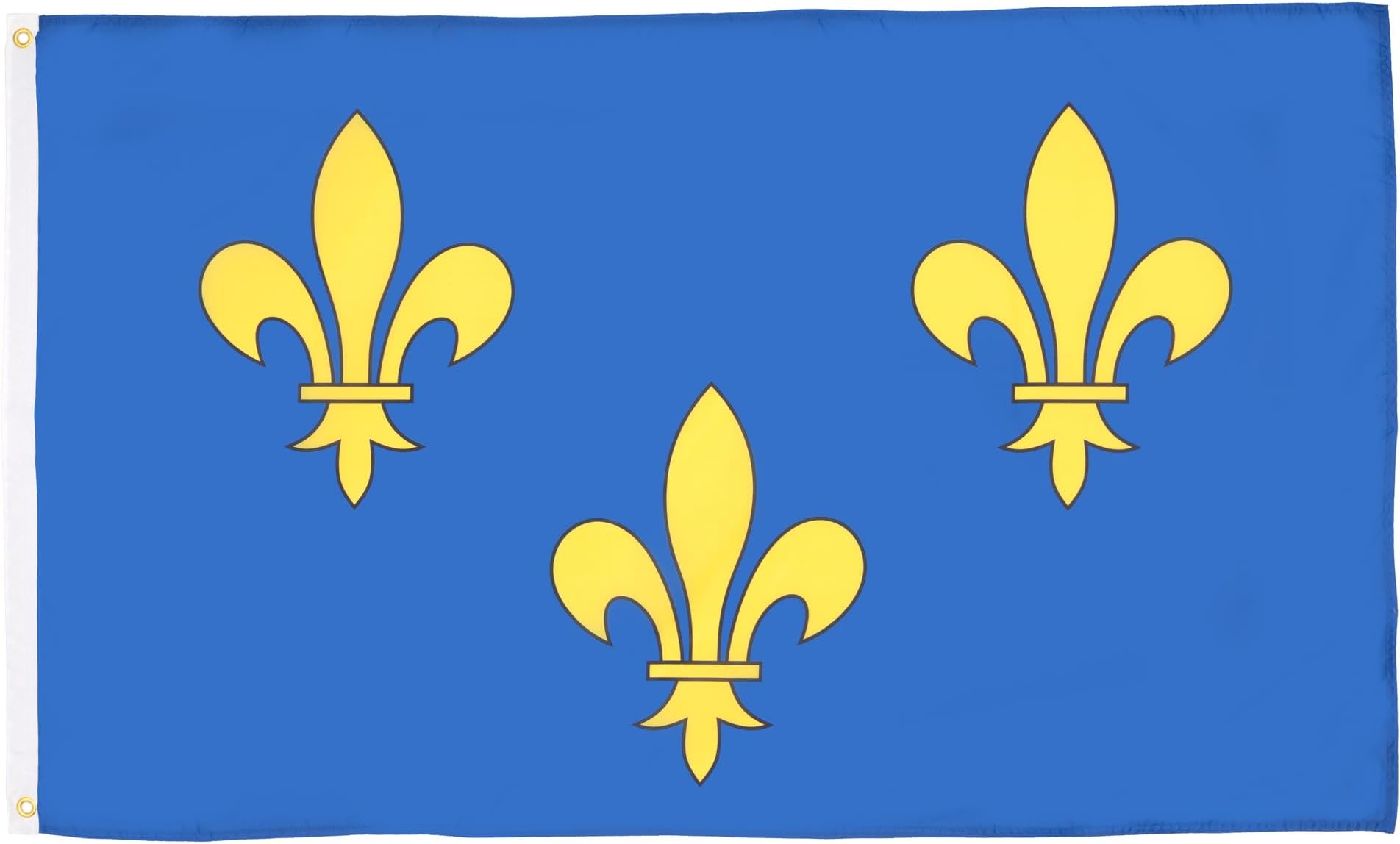 Amazon.com : AZ FLAG - Fleur-De-Lis Multi Blue and Gold Flag - 3x5 Ft ...