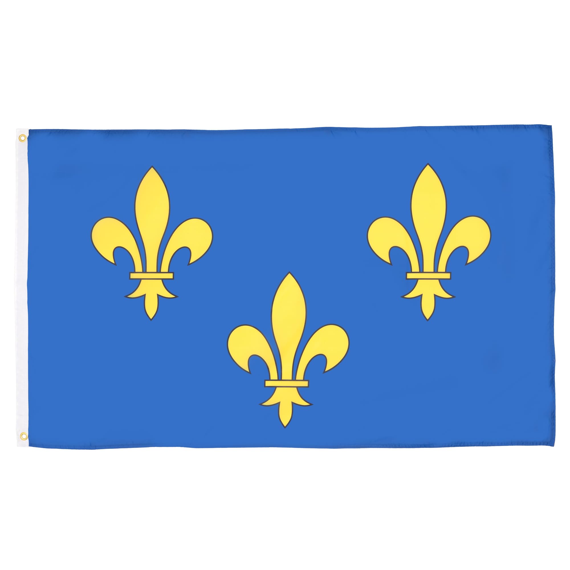 Amazon.com : AZ FLAG - Fleur-De-Lis Multi Blue and Gold Flag - 3x5 Ft ...