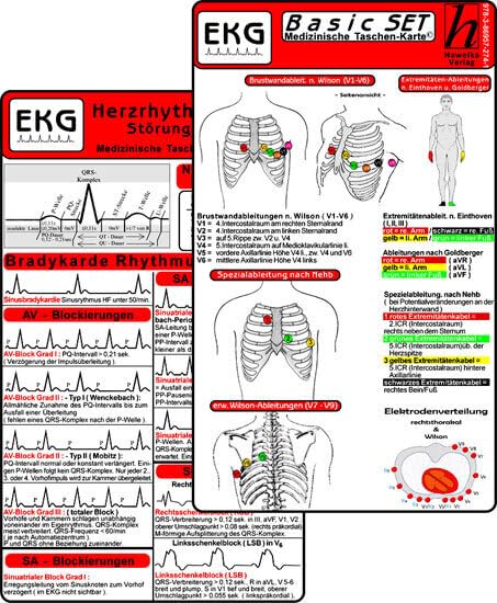 Amazon.fr - EKG Basic Set (er Set) - Herzrhythmusstörungen, EKG ...
