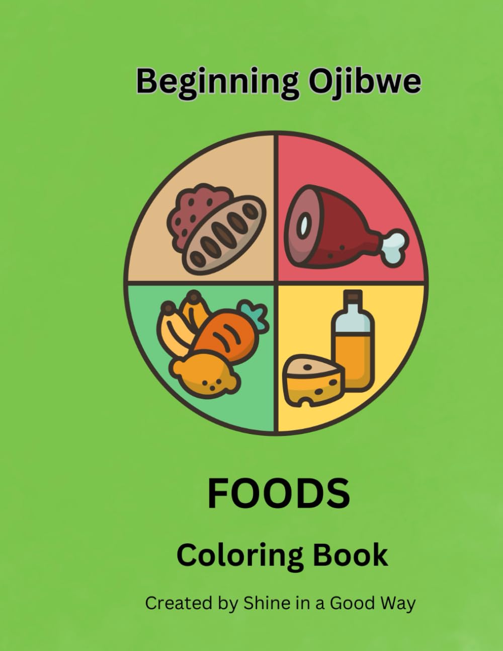 Beginning Ojibwe Cute Coloring Pages for Kids: Educational coloring ...