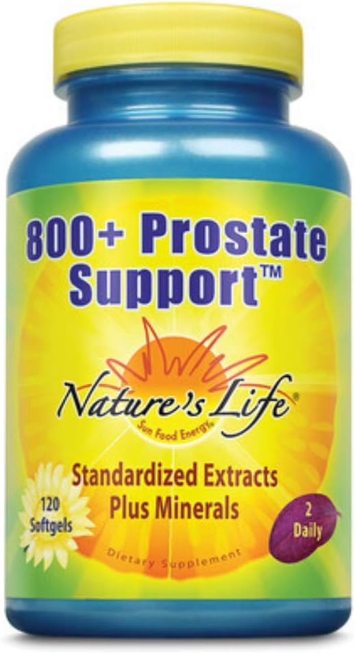 Amazon.com: Nature's Life 800+ Prostate Support | 120 ct : Health ...