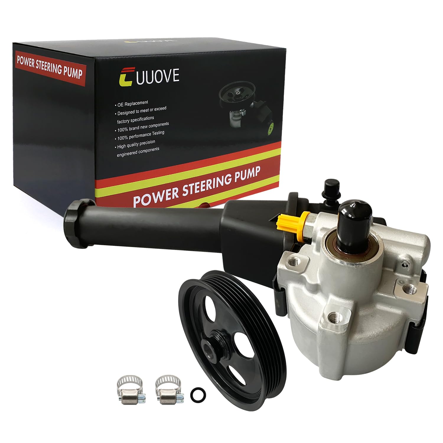 Amazon.com: Cuuove 20-5001R Power Steering Pump Assembly with Reservoir ...