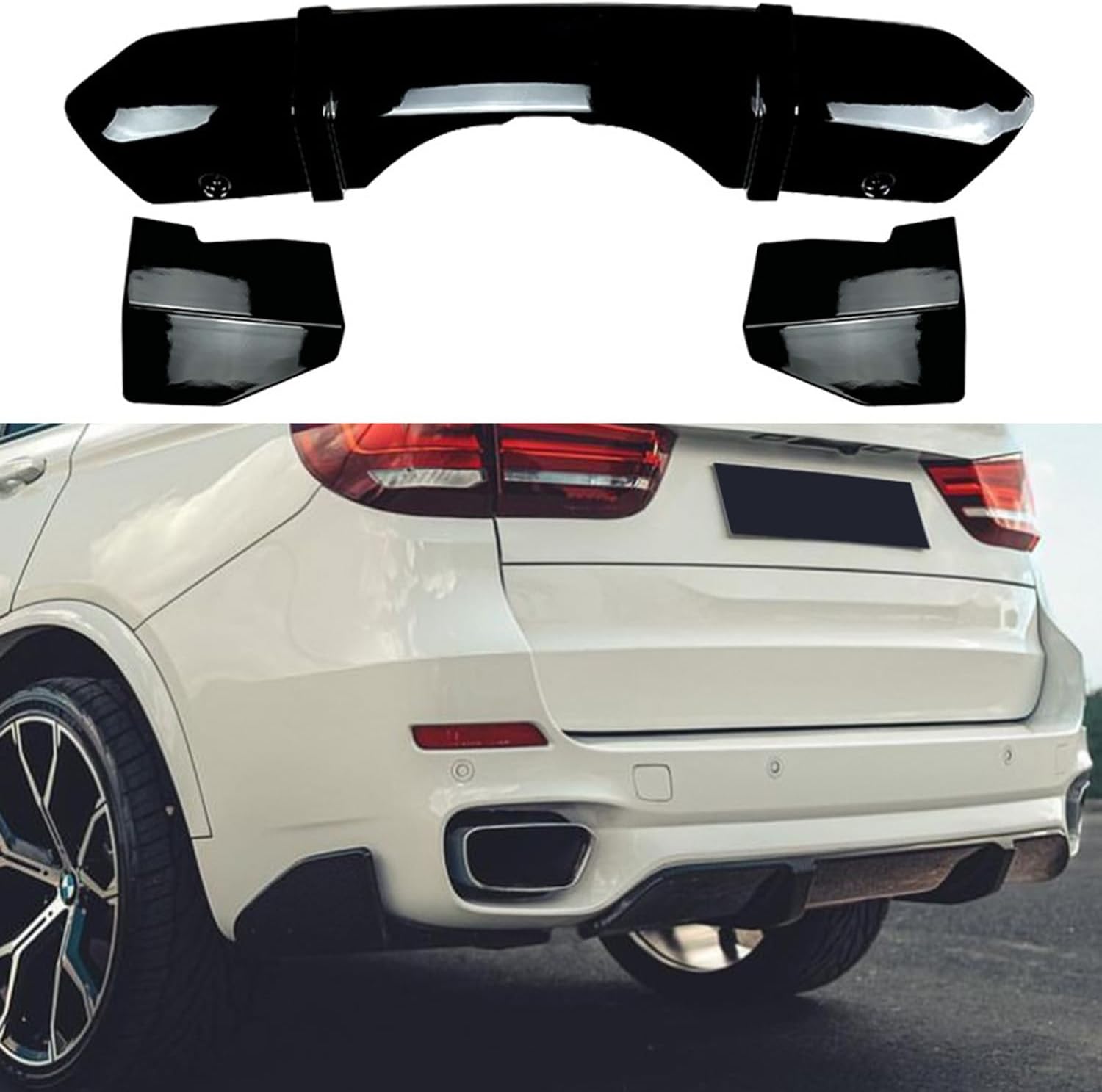 Amazon.com: HDirect Auto Rear Bumper Diffuser Lip,Rear Diffuser,Car ...