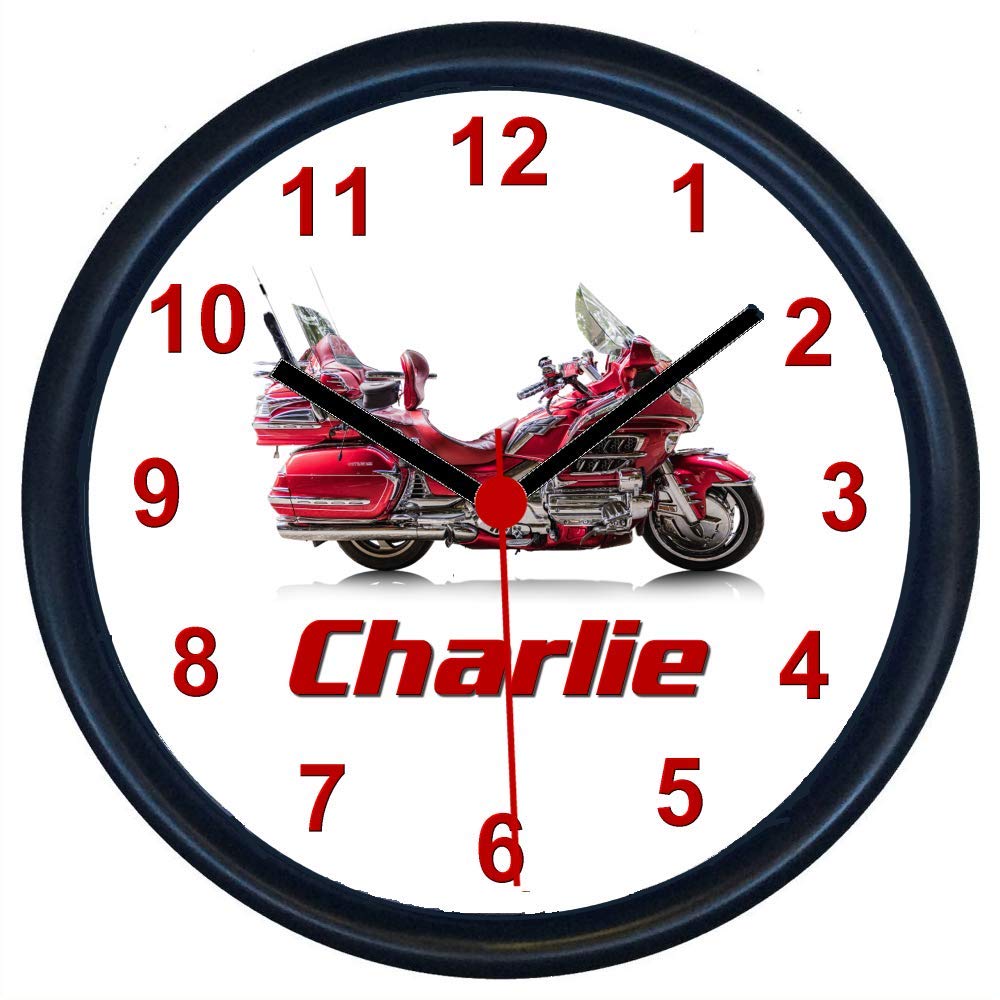 Honda Motorcycles Clocks Personalised Honda Goldwing Motorcycle Wall