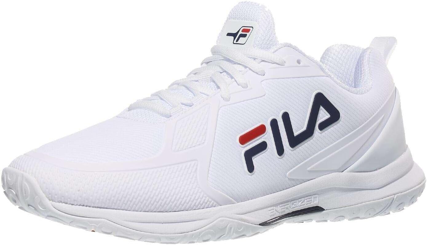 Amazon.com | FILA Men's Volley Burst Shoes, White/Fila Red/Fila Navy ...