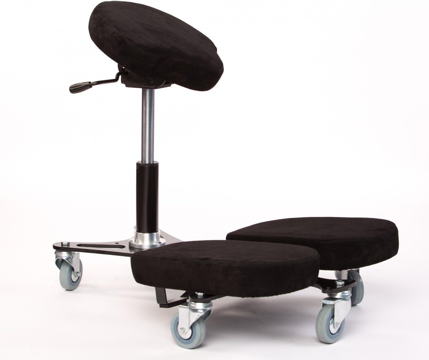 Amazon.com : Synetik STAG4 Welding Stool Steel Base Casters With Brakes ...