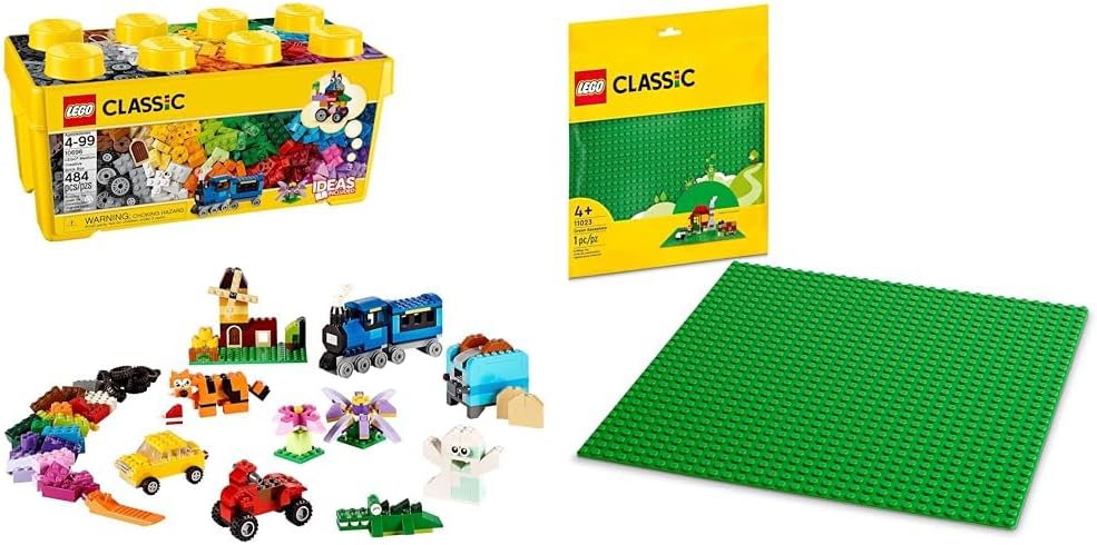 LEGO Classic Medium Creative Brick Box 10696 Building Toy Set with ...