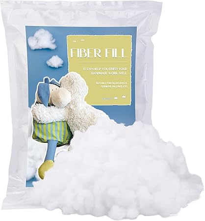 Amazon.com: 200g Polyfill Stuffing, 3.5oz Polyester Fiber Fill ...