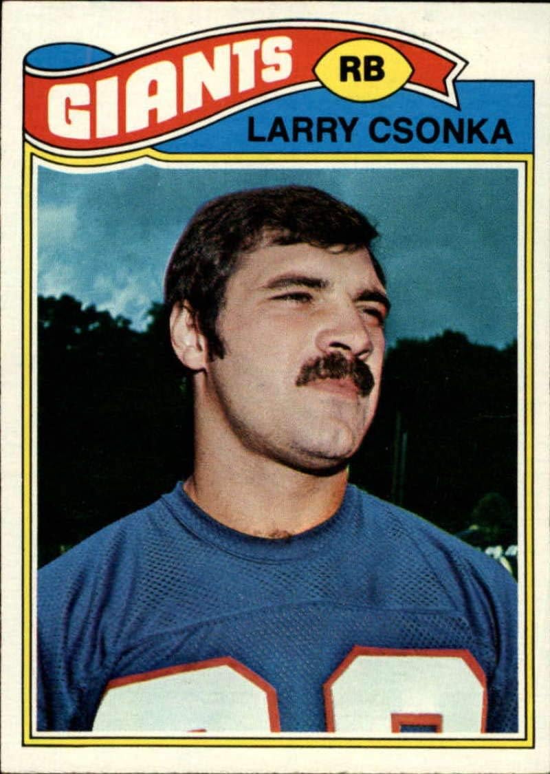 Amazon.com: 1977 Topps Football #505 Larry Csonka New York Giants ...
